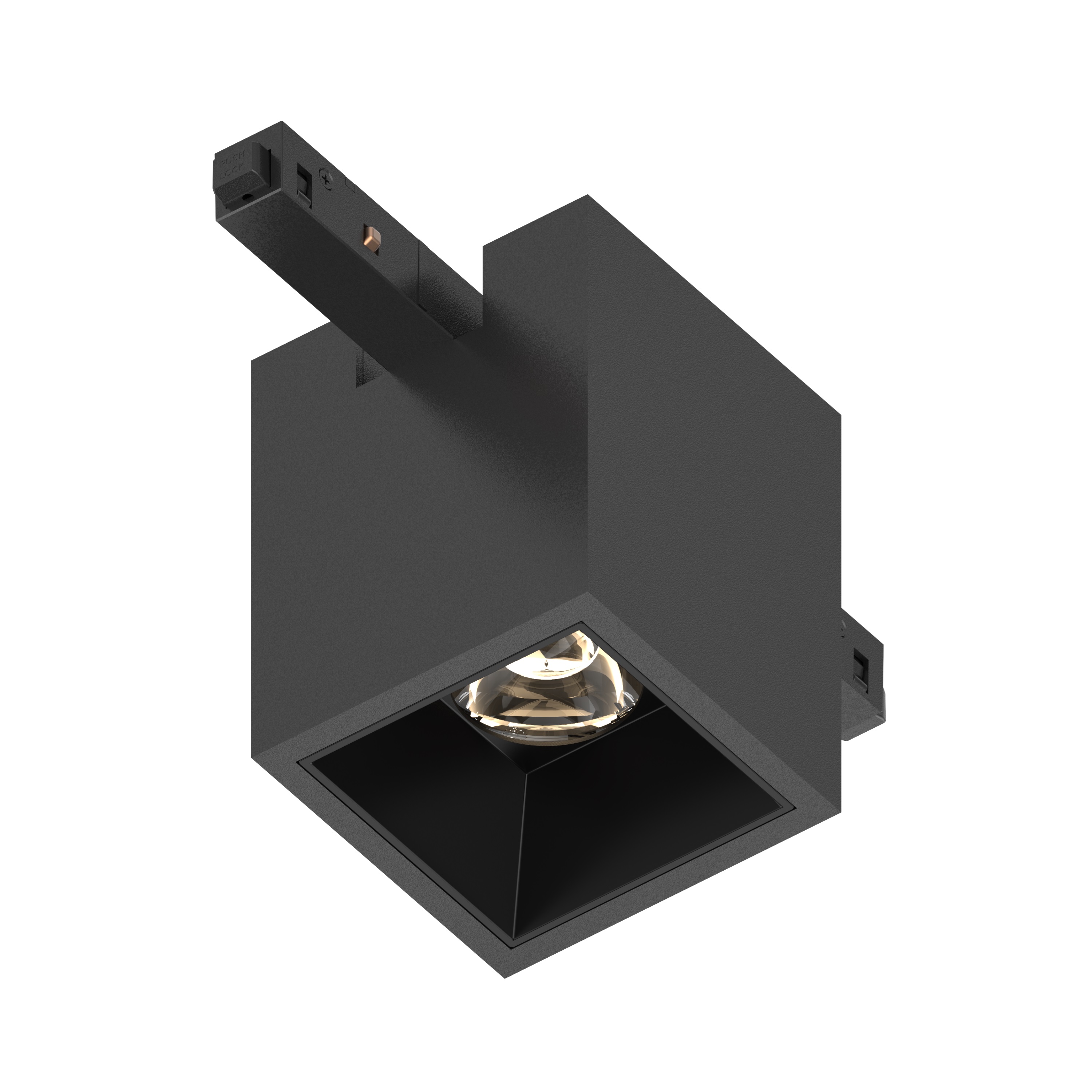 LineX 26 Single Square SM Downlight, 10W - Light Black